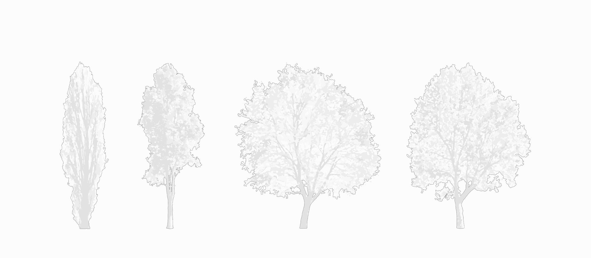 DWG / CAD DRAWINGS – Cutout|trees